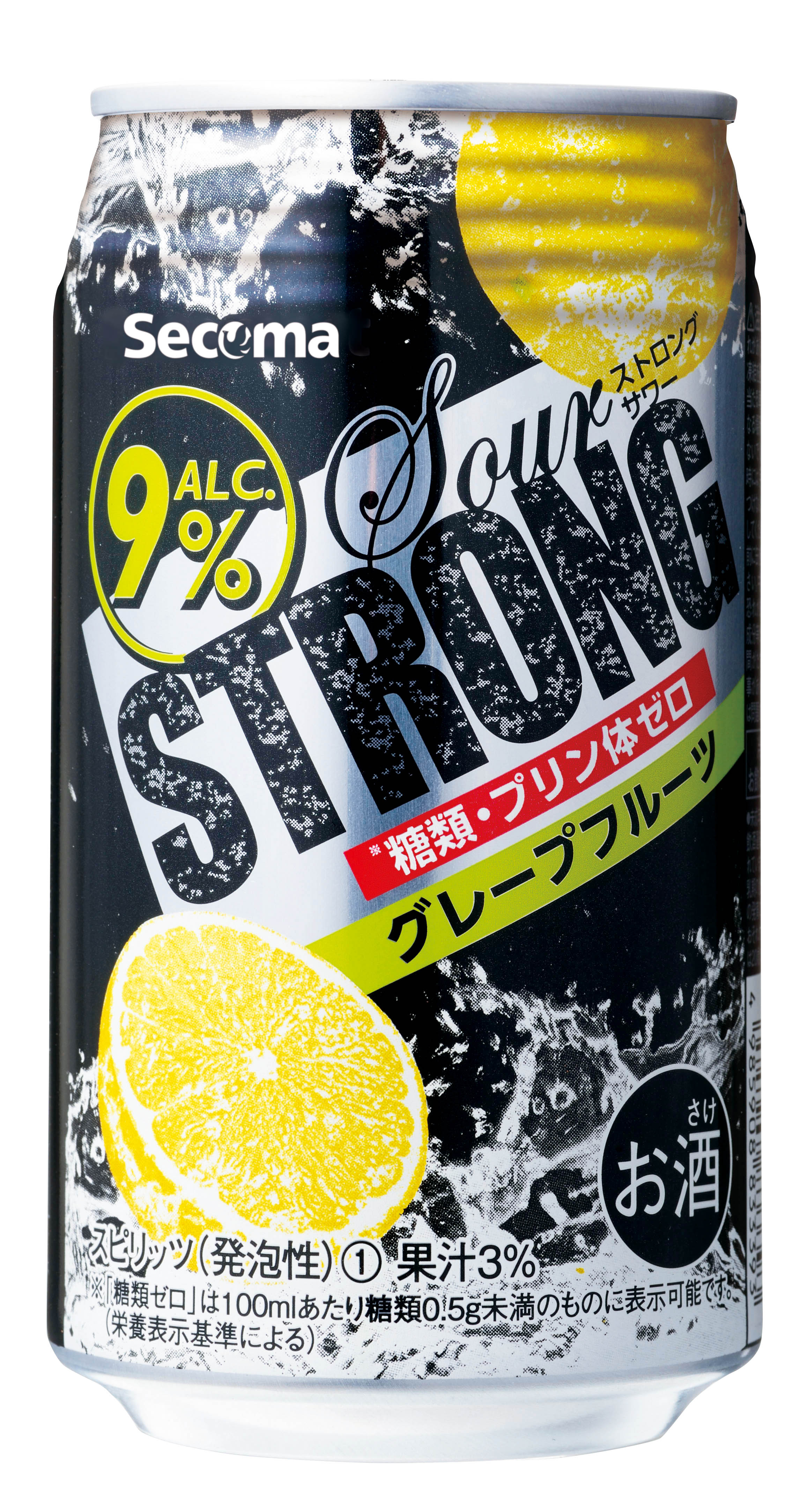 Secoma ストロングサワー グレープフルーツ 350ml 24本入 - セイコーマートオンライン