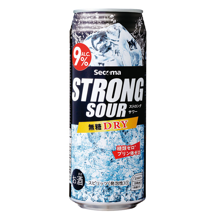 Secoma ストロングサワー ドライ 500ml 24本入 - セイコーマートオンライン