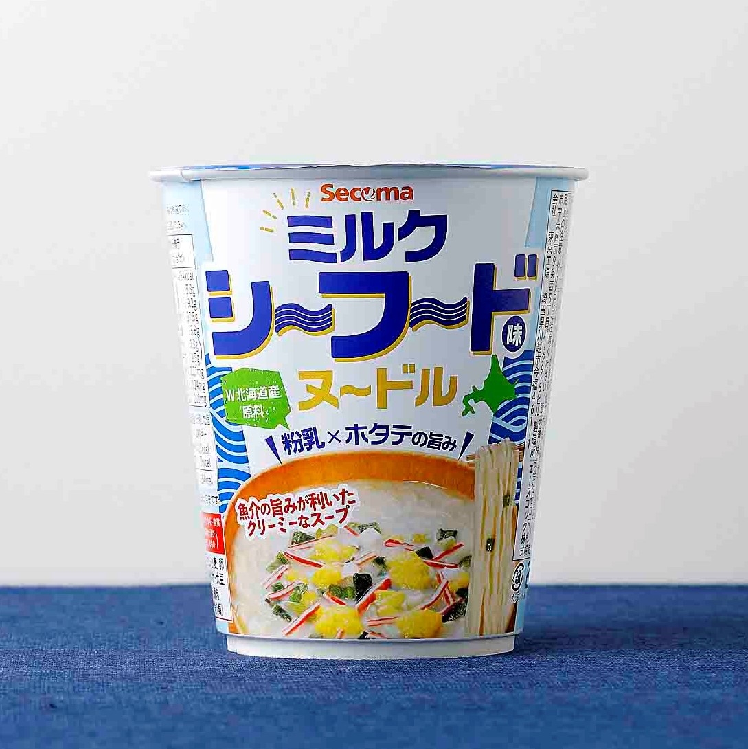 secoma ミルクシーフード味ヌードル 12個入 - セイコーマート公式通販