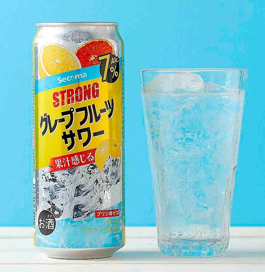 Secoma ストロンググレープフルーツサワー 500ml 24本入 - セイコーマート公式通販