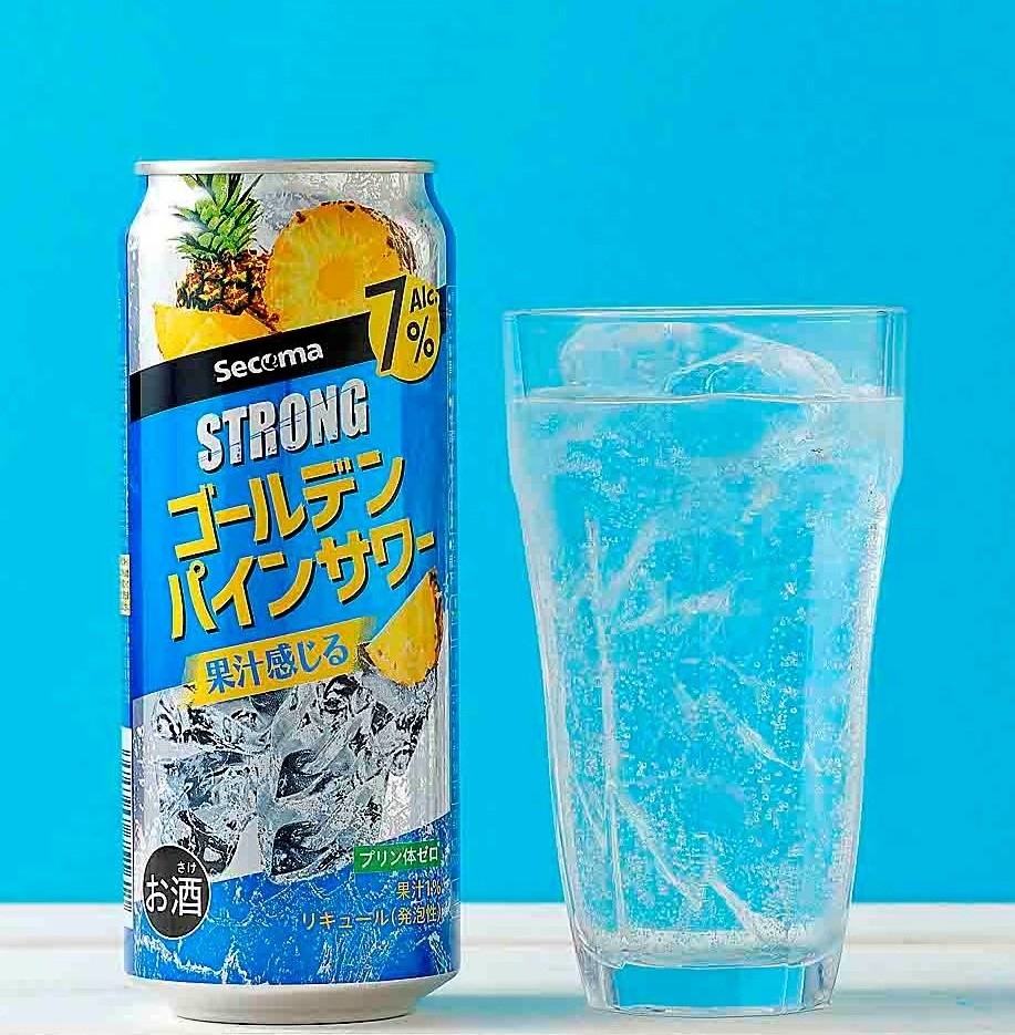 Secoma ストロングゴールデンパインサワー 500ml 24本入 - セイコーマート公式通販