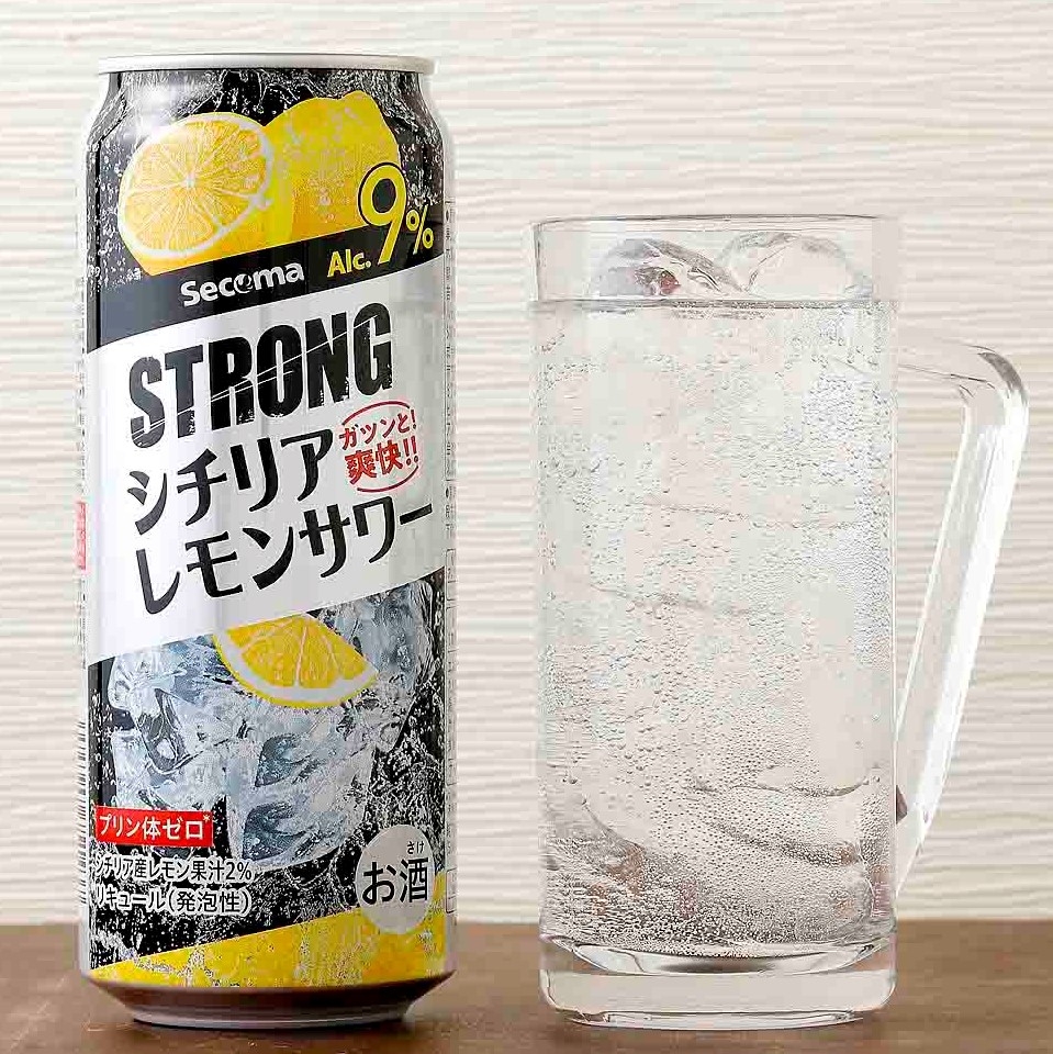 Secoma ストロング シチリアレモンサワー 500ml 24本入 - セイコーマート公式通販