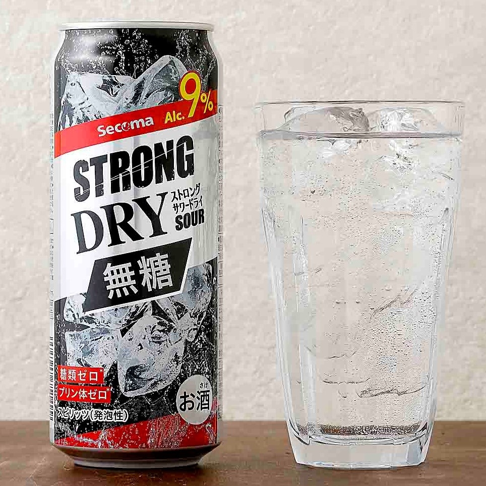 Secoma ストロングサワー ドライ 500ml 24本入 - セイコーマート公式通販
